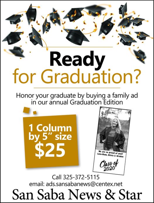 It's Graduation Time! | San Saba News & Star