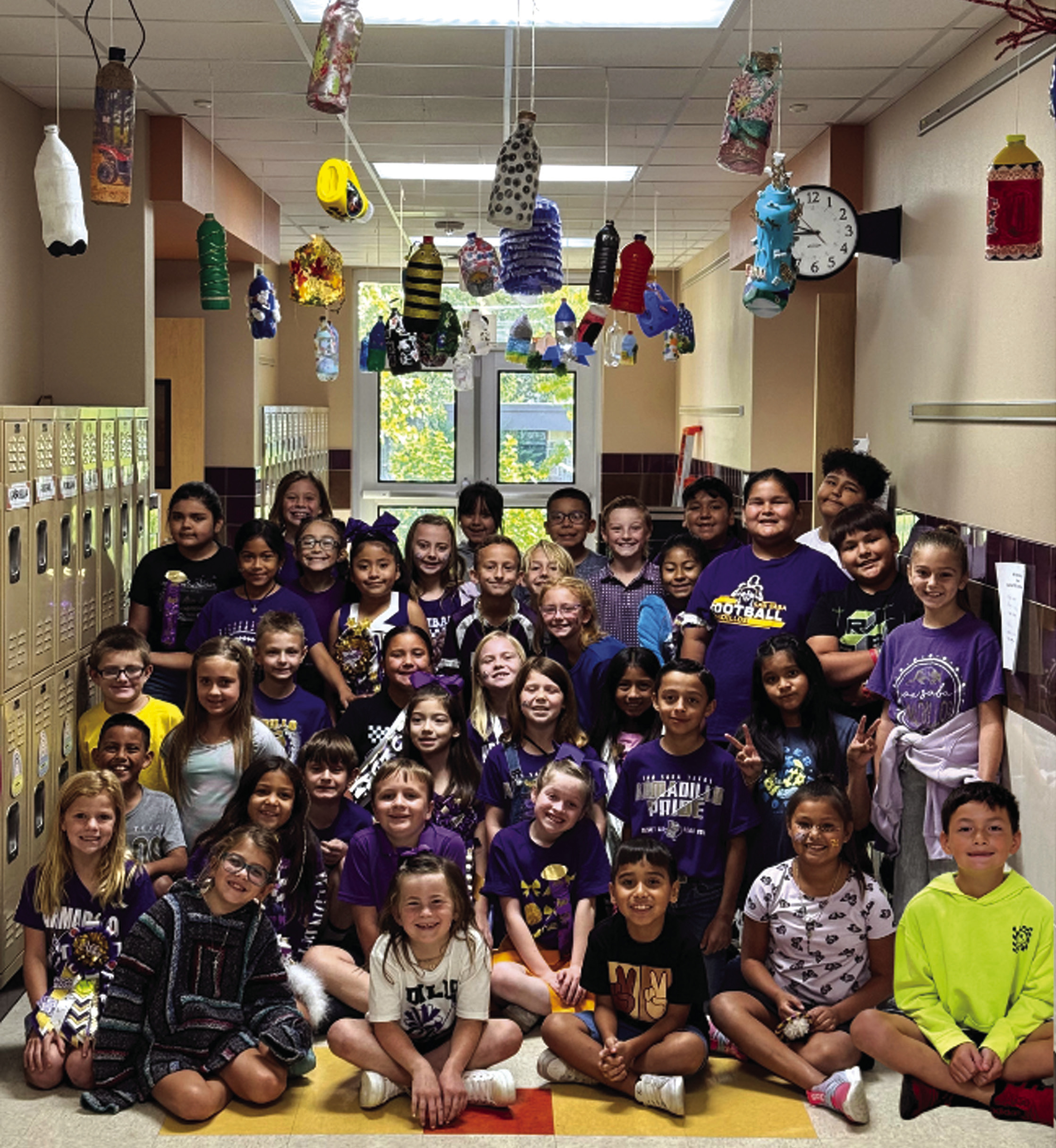 SSES 3rd graders display their bottle trees | San Saba News & Star