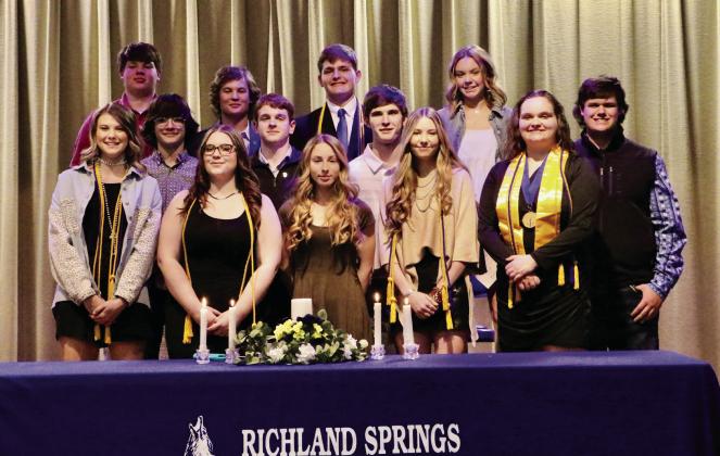 Richland Springs National Honor Society | San Saba News & Star